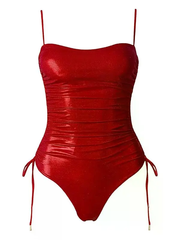 SOFIA ERHAN Lyra Drawstrings Swimsuit - Red