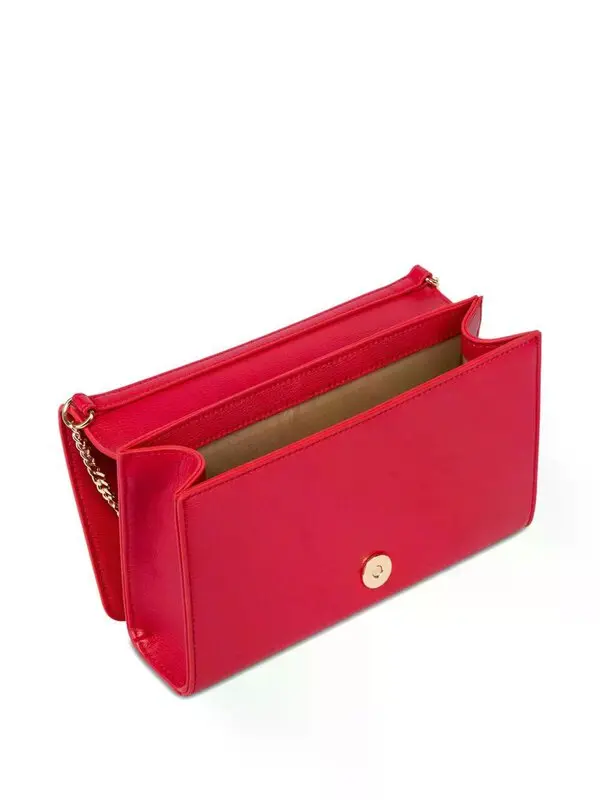 Moschino Heart-plaque Chain Crossbody Bag
