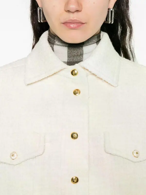 Pinko Cropped Tweed Jacket