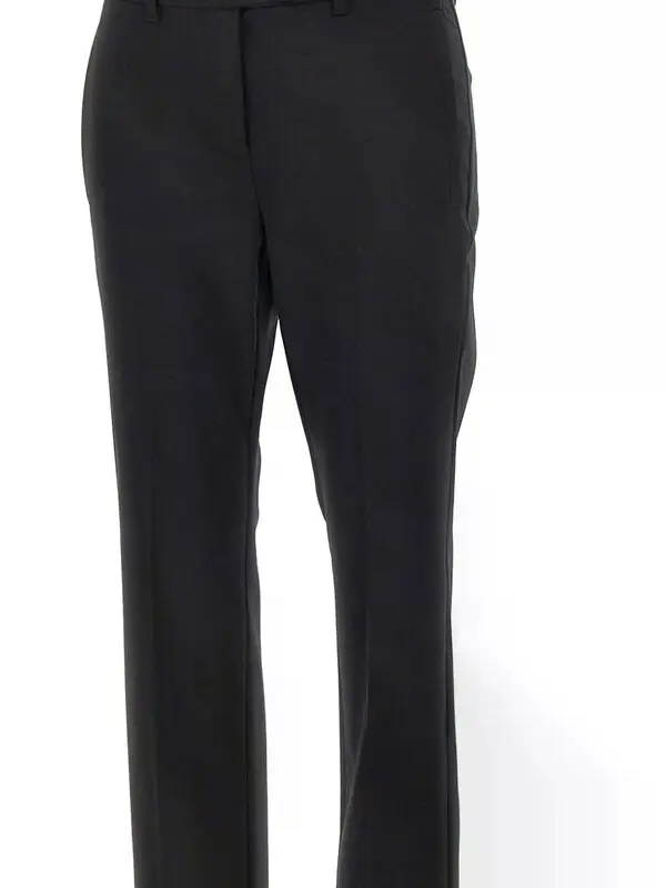 Marella Front-crease Trousers - Black