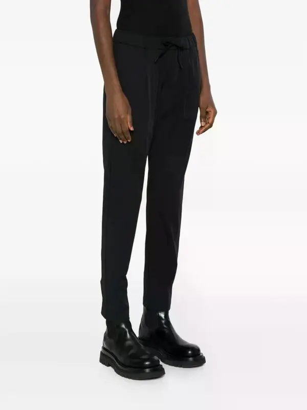 Herno Pleated Drawstring Trousers - Black