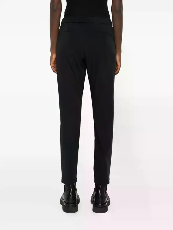 Herno Pleated Drawstring Trousers - Black