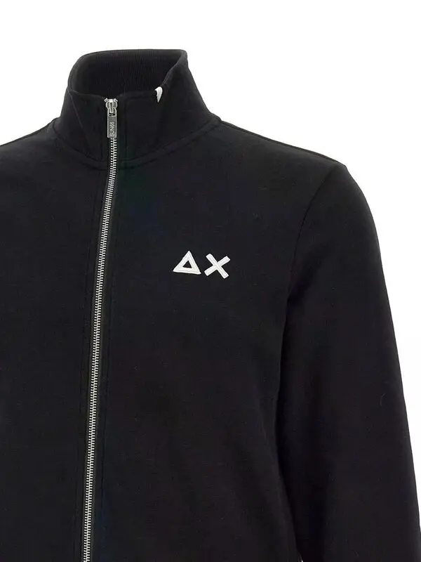 SUN 68 High-neck Sweatshirt With Logo - Black