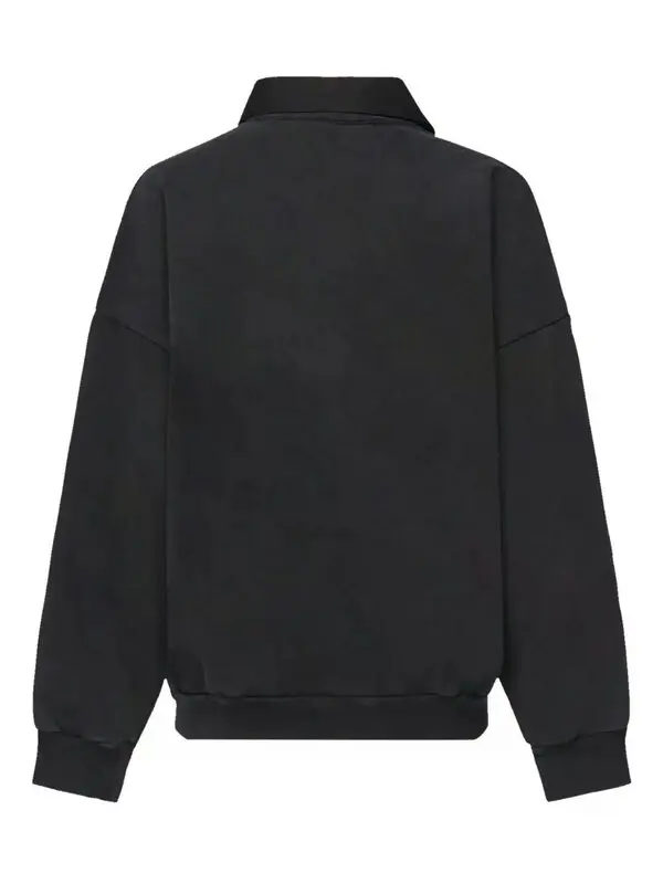 Balenciaga Embroidered Polo Collar Top