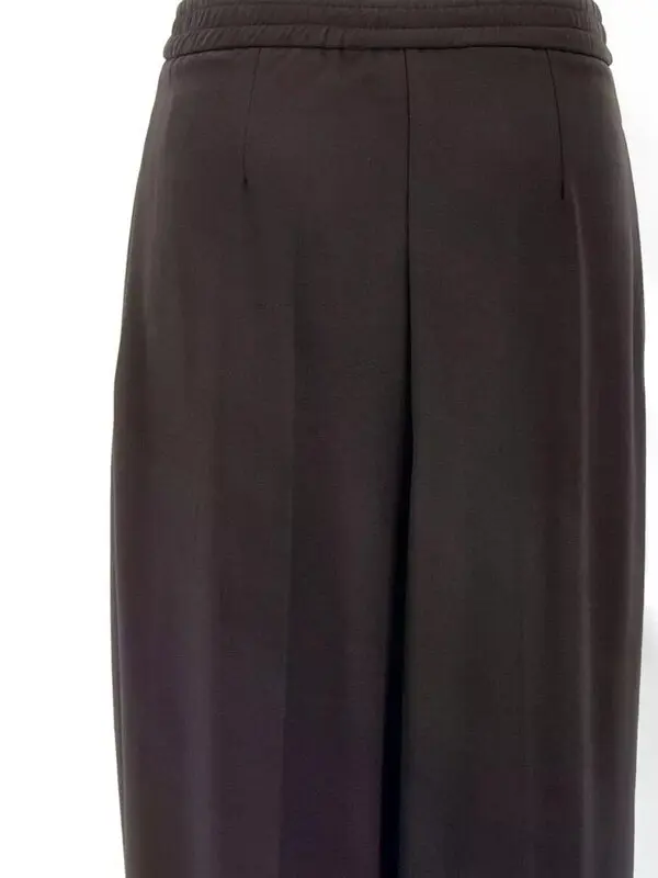 KAOS Pleated Detail Trousers - Brown
