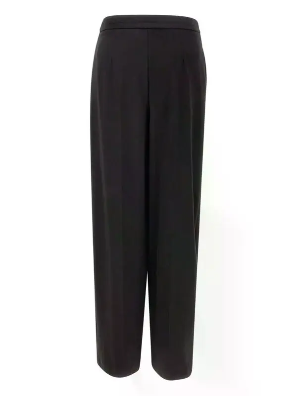 KAOS Pleated-front Trousers - Black