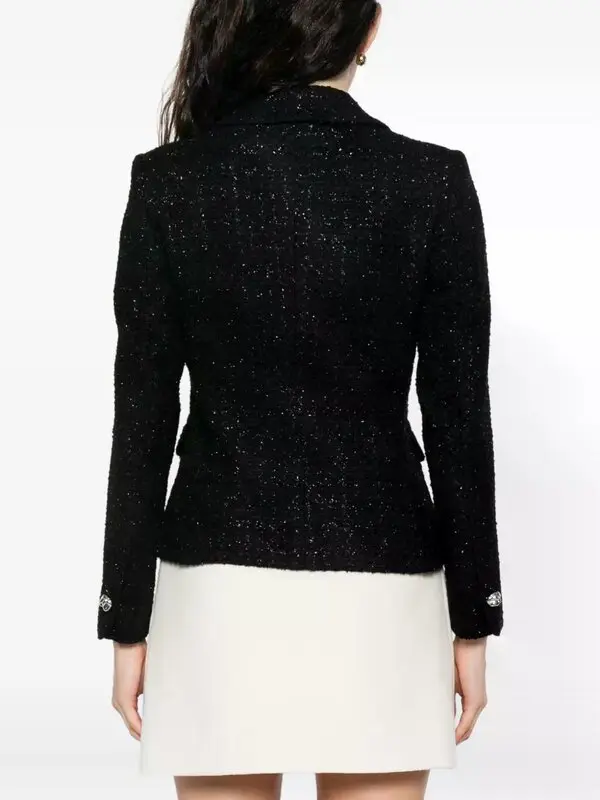 Tagliatore Embellished Tweed Jacket