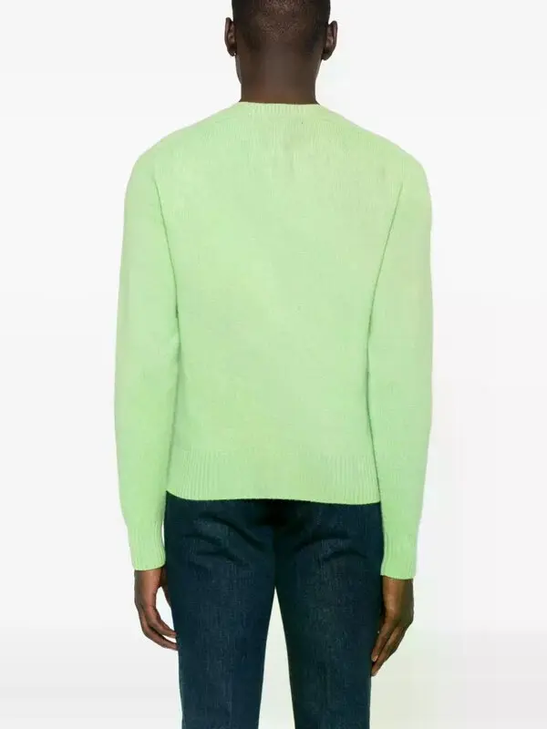 TOM FORD Raglan-sleeve Crew-neck Sweater - Green