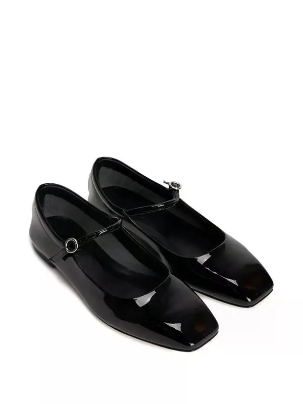 AeydĒ Leather Ballet Flats - Black