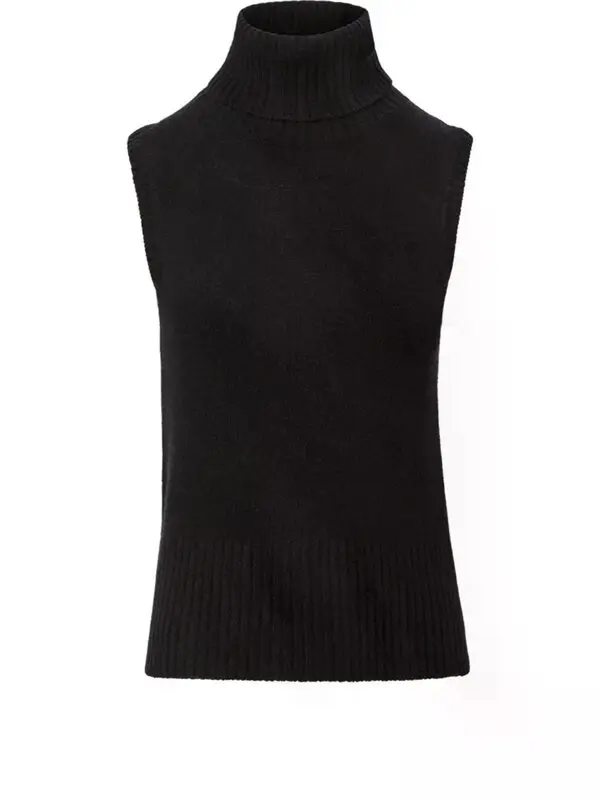 Veronica Beard Sleeveless Turtleneck Top