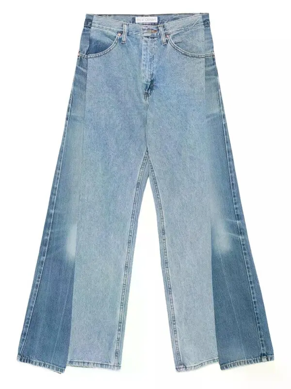 E.L.V. DENIM Paneled Denim Jeans