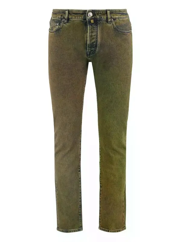 MOORER Five-pocket Jeans - Green