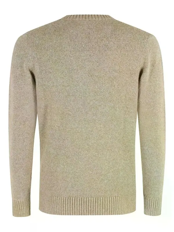 KANGRA Crew-neck Long-sleeve Sweater - Neutrals