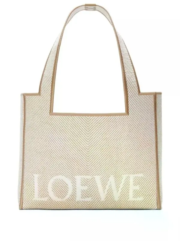 Loewe Medium Herringbone-pattern Tote