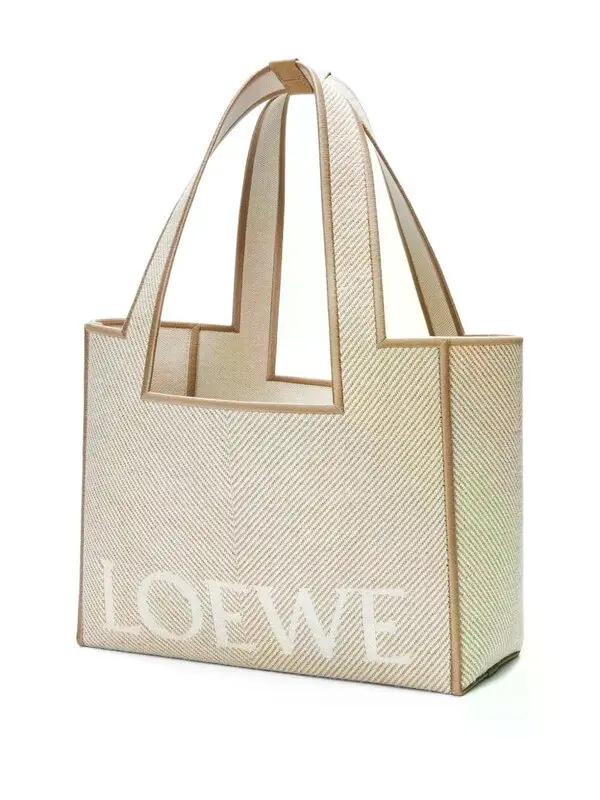 Loewe Medium Herringbone-pattern Tote