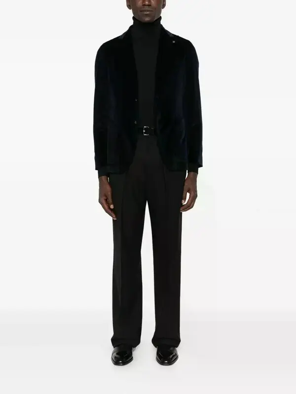 TOM FORD Pleated-front Trousers - Black