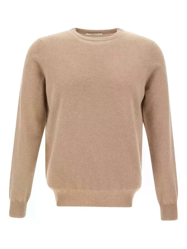 KANGRA Cashmere Crew-neck Sweater - Neutrals