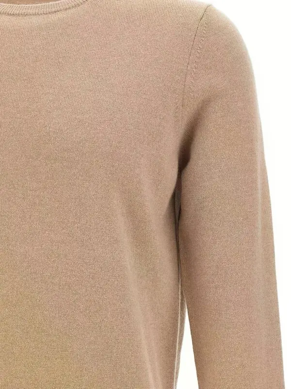 KANGRA Cashmere Crew-neck Sweater - Neutrals