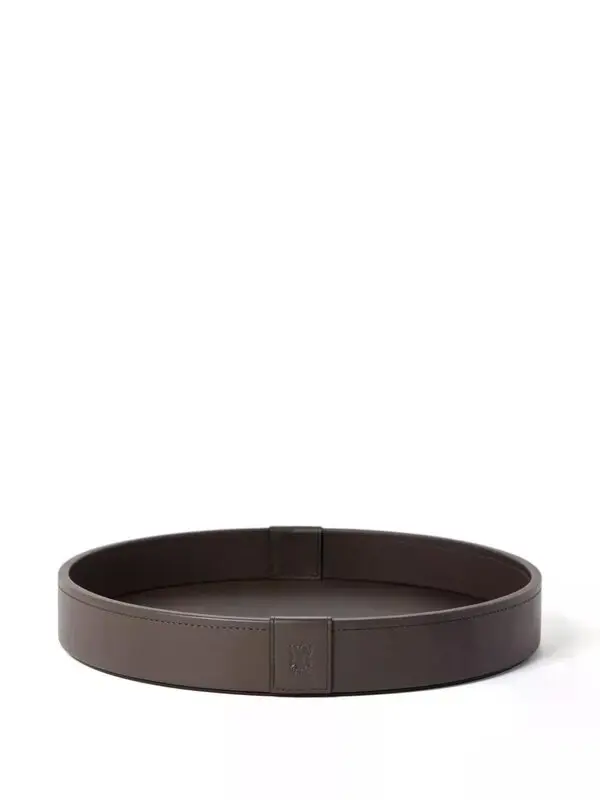 Brunello Cucinelli Leather Round Tray