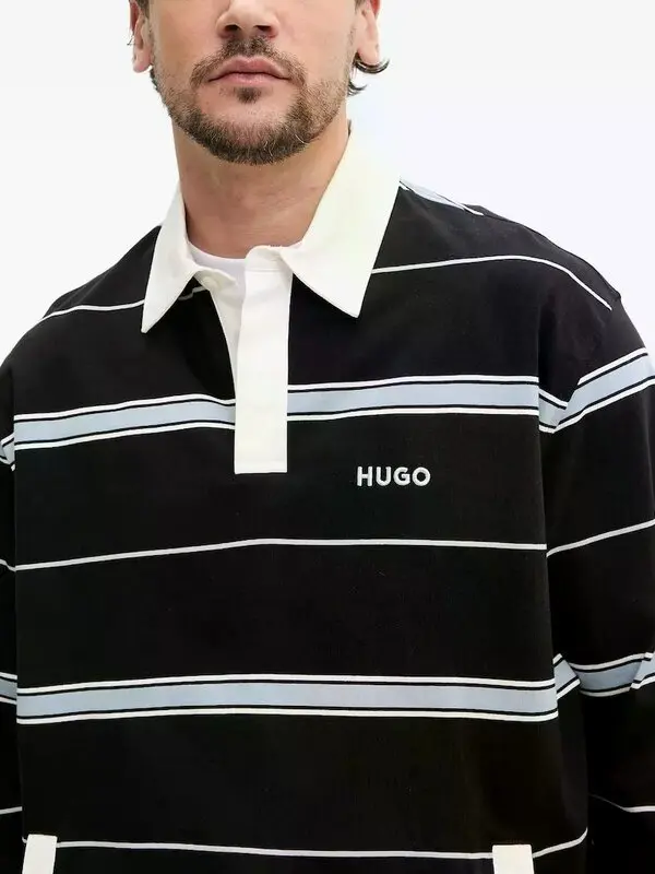 Hugo Striped Rugby Shirt