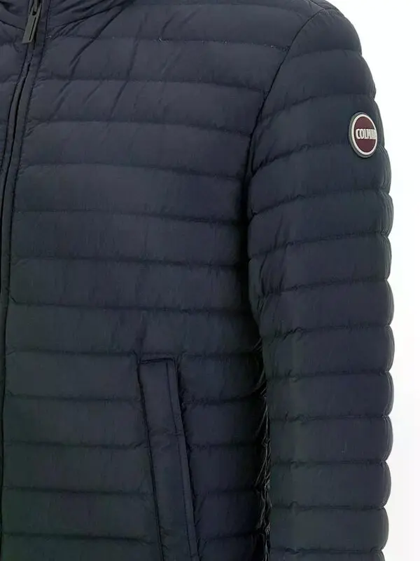 COLMAR Hooded Horizontal-quilted Down Jacket