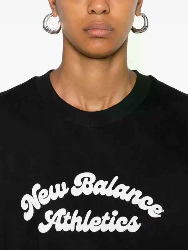 NEW BALANCE Script-logo Cotton Top