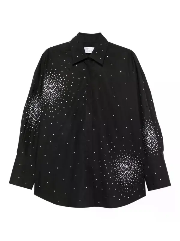 Giuseppe Di Morabito Embellished Poplin Shirt - Black