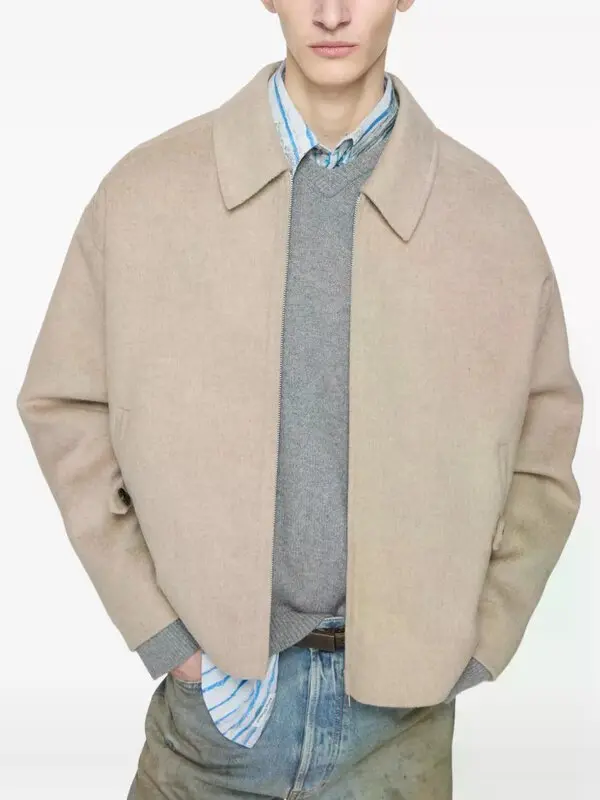 Acne Studios Zip-front Jacket - Neutrals