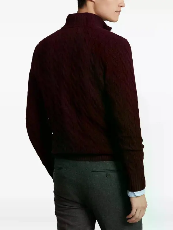 Polo Ralph Lauren Cable-knit Half-zip Sweater