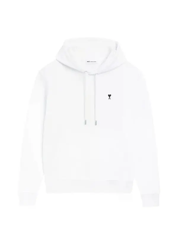 Ami De Coeur Cotton Hoodie - White