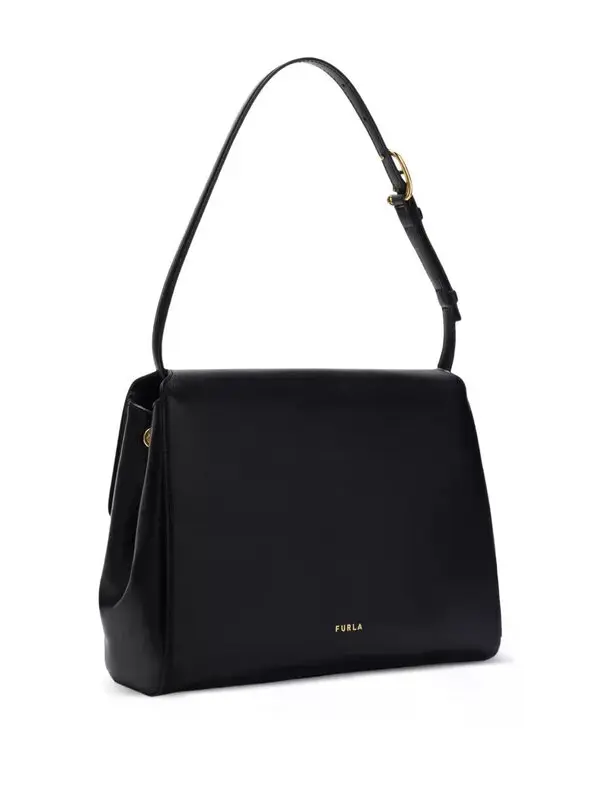 Furla Sfera Clasp Leather Shoulder Bag