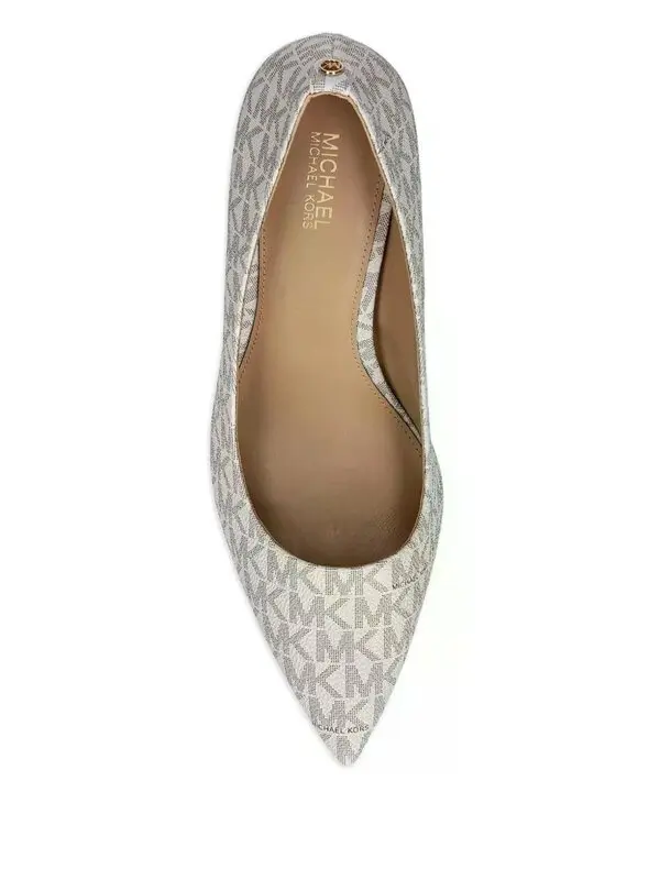 Michael Kors Monogram Heeled Pumps