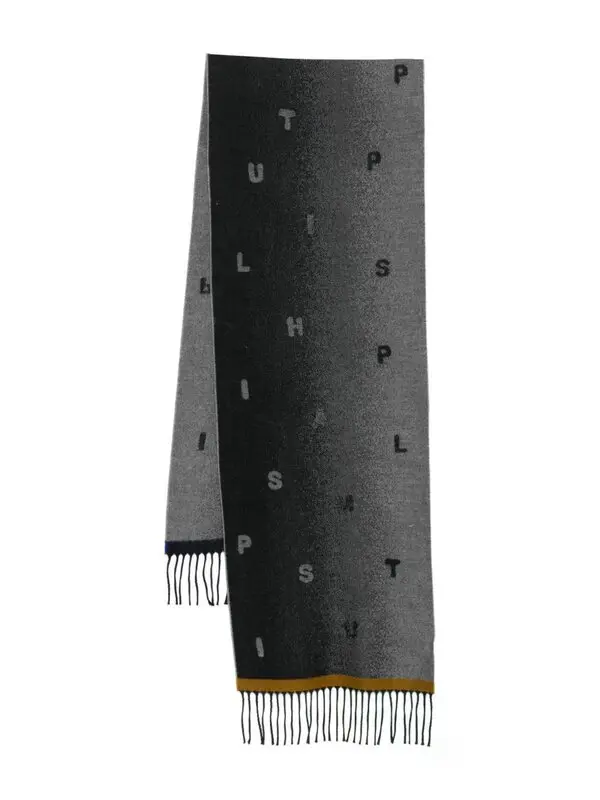 Paul Smith Ombre-effect Scarf - Black