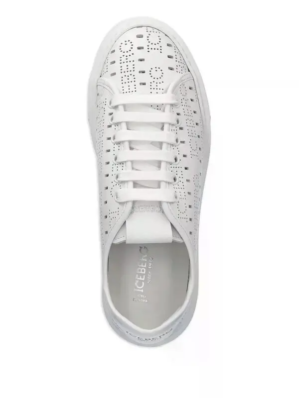 Iceberg Bozeman Perforated Logo Sneakers