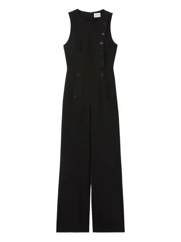 Claudie Pierlot Button Detail Jumpsuit - Black