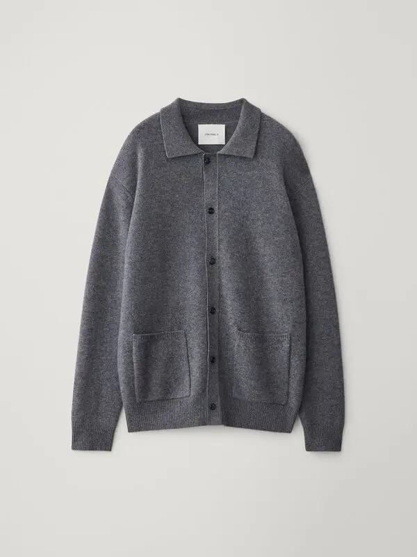 LISA YANG STORE The Maximilian Cardigan - Graphite