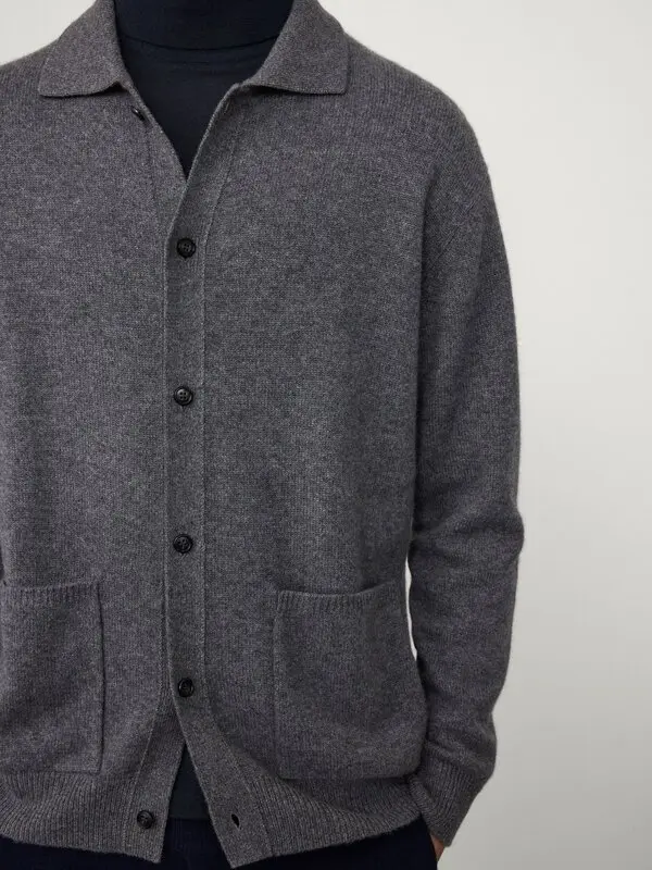 LISA YANG STORE The Maximilian Cardigan - Graphite