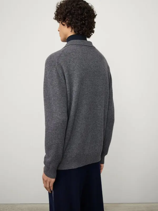 LISA YANG STORE The Maximilian Cardigan - Graphite