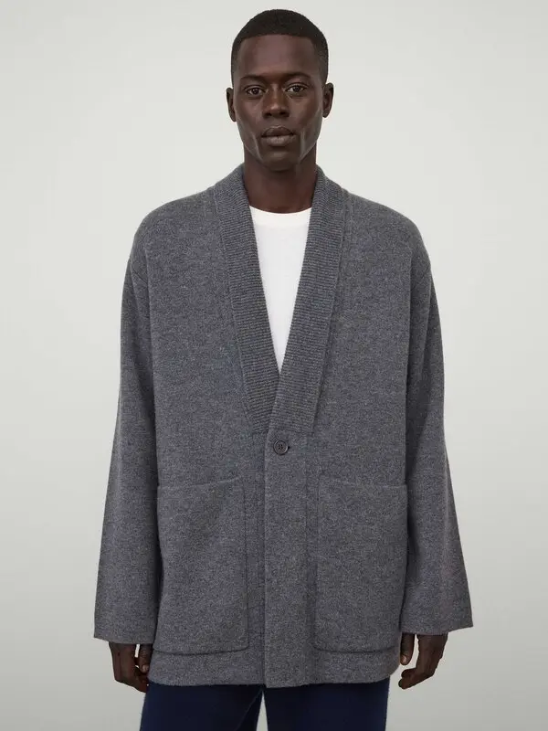 LISA YANG STORE The Lance Cardigan - Graphite
