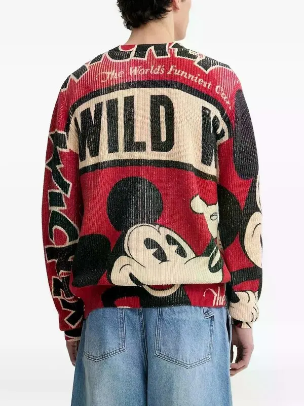 Desigual Mickey Mouse Ribbed Cardigan