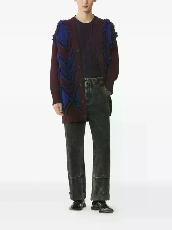 LANVIN Patterned Jacquard Cardigan