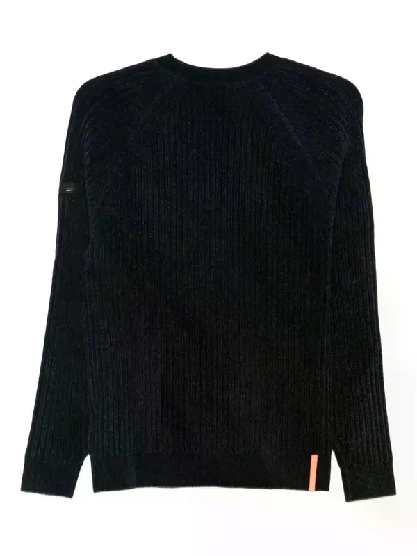 RRD Ribbed Crew-neck Sweater - Blue