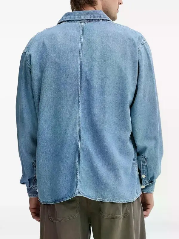 WON HUNDRED Patch-pocket Denim Shirt