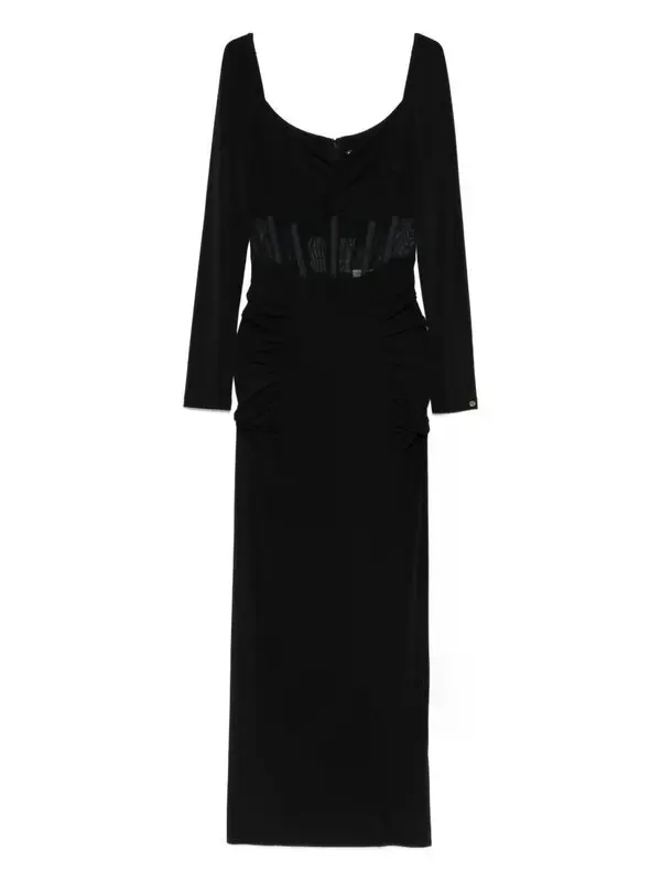 NISSA Long-sleeve Midi Dress