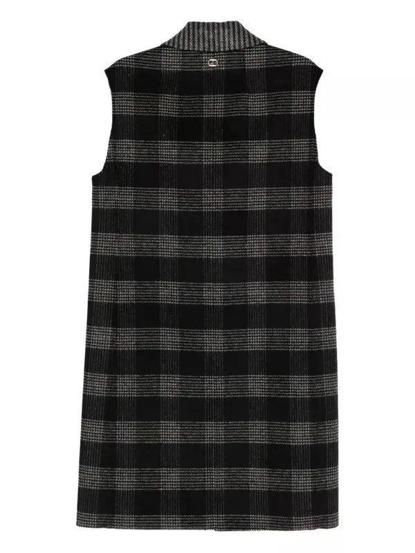TWINSET Checked Double-breasted Waistcoat
