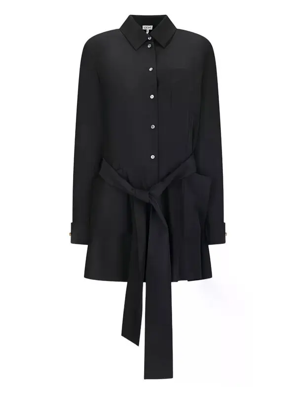 Loewe Belted Silk Blouse