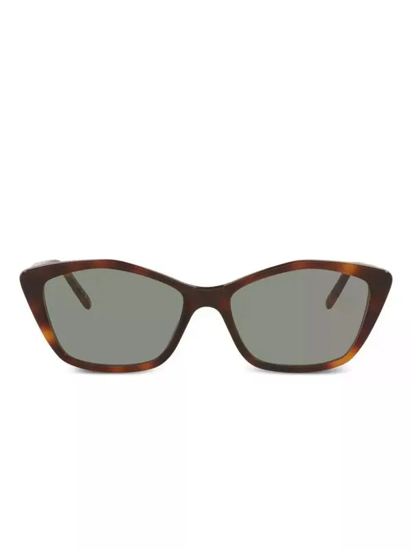 Saint Laurent Tortoiseshell Cat-eye Sunglasses - Green