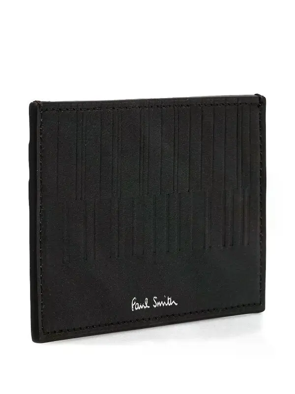 Paul Smith Shadow Stripe Leather Cardholder