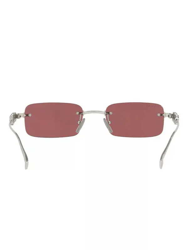 Gucci Logo-detail Rimless Sunglasses