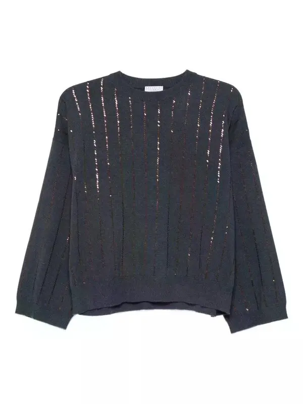 Brunello Cucinelli Embellished Cashmere Sweater